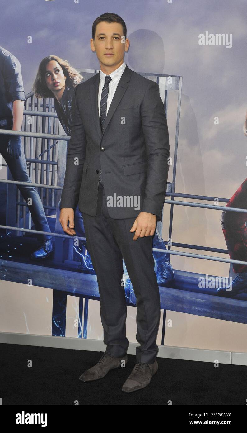 Miles Teller at the The Divergent Series: Allegiant film premiere in ...