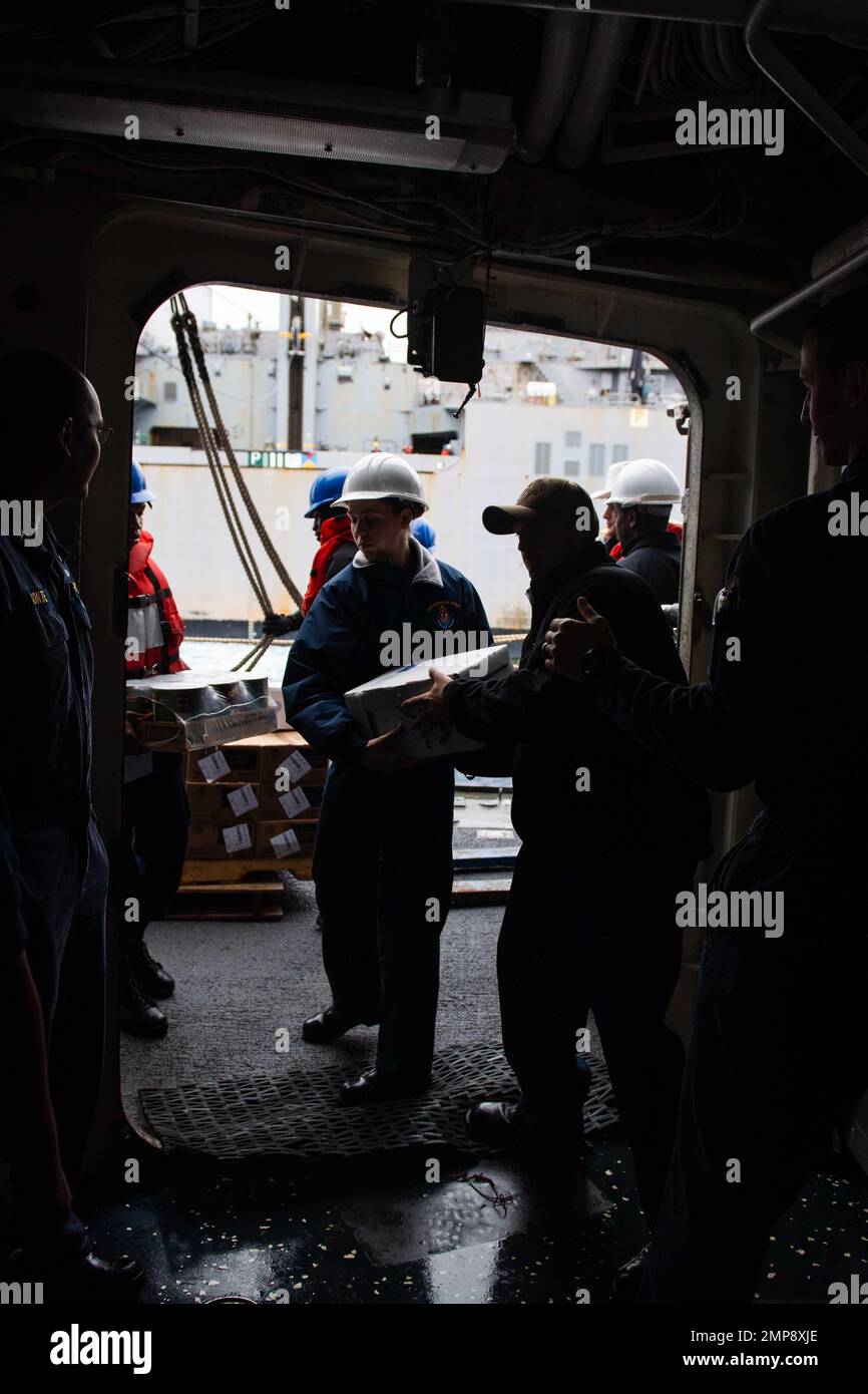 221011-N-YV347-1157 PACIFIC OCEAN (Oct. 11, 2022) U.S. Navy Sailors ...