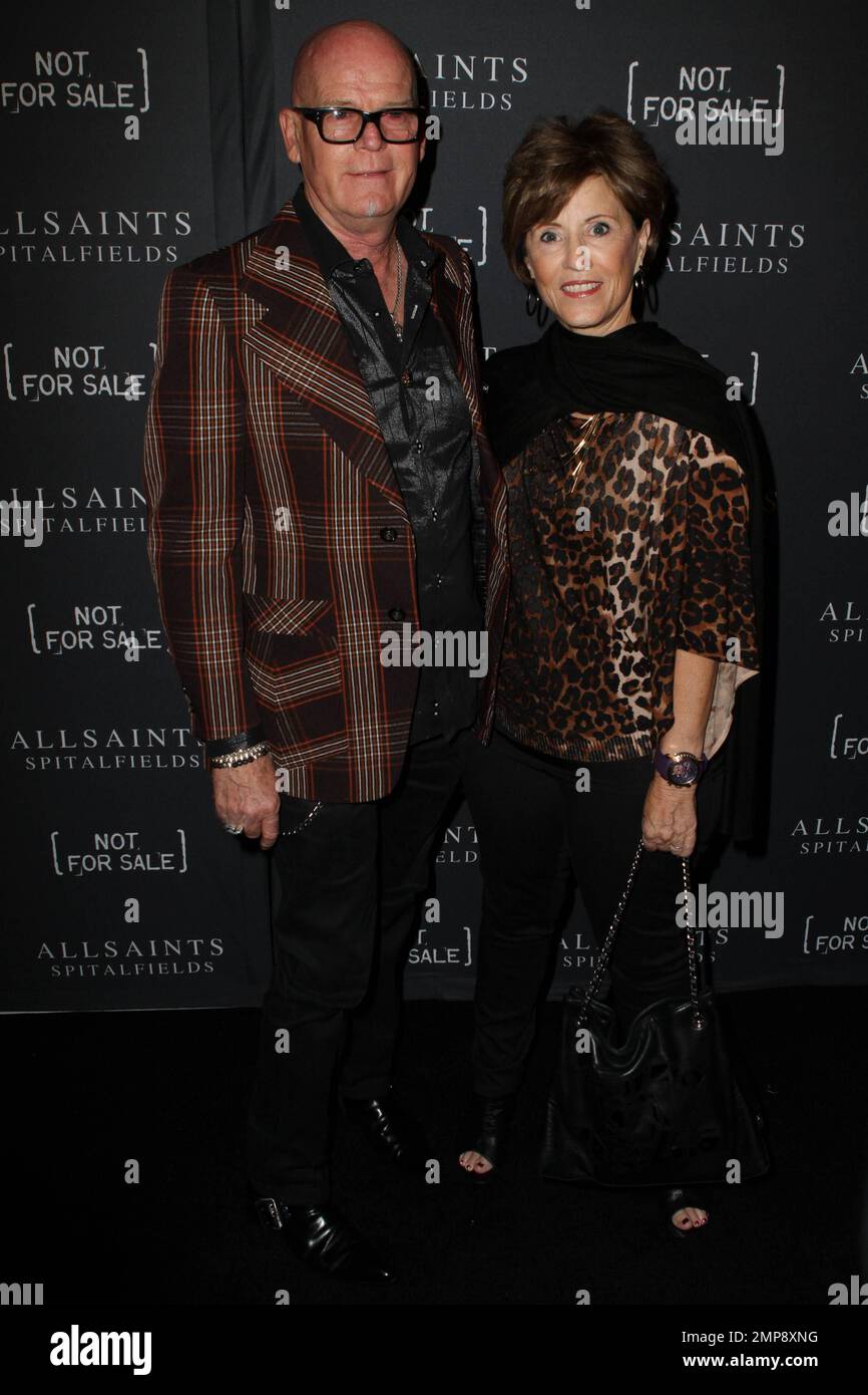 Keith Hudson and Mary Hudson at AllSaints Spitalfields and Not For Sale ...