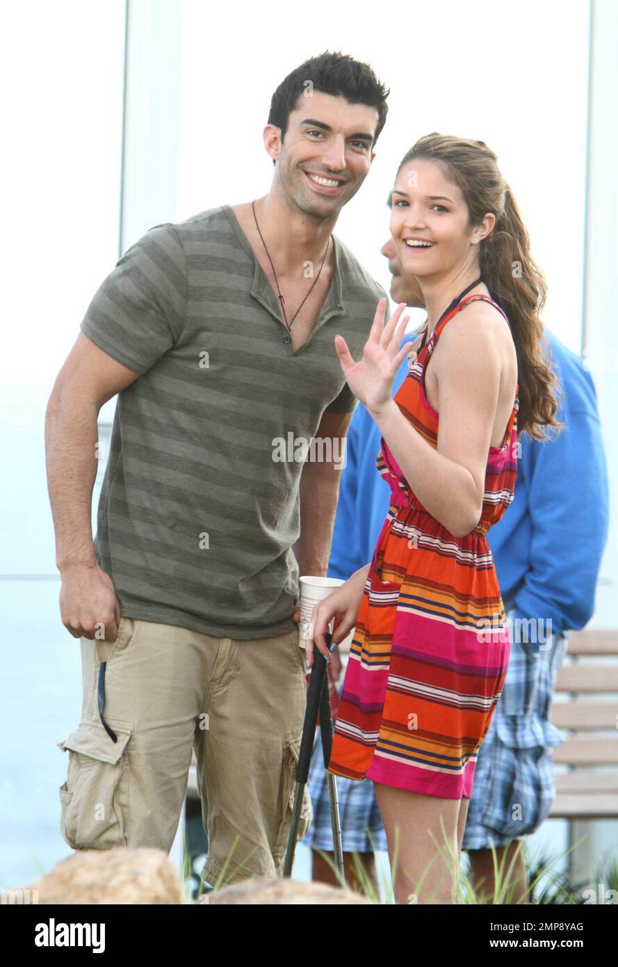 EXCLUSIVE!! Actor Justin Baldoni and Chelsea Ricketts film a short ...