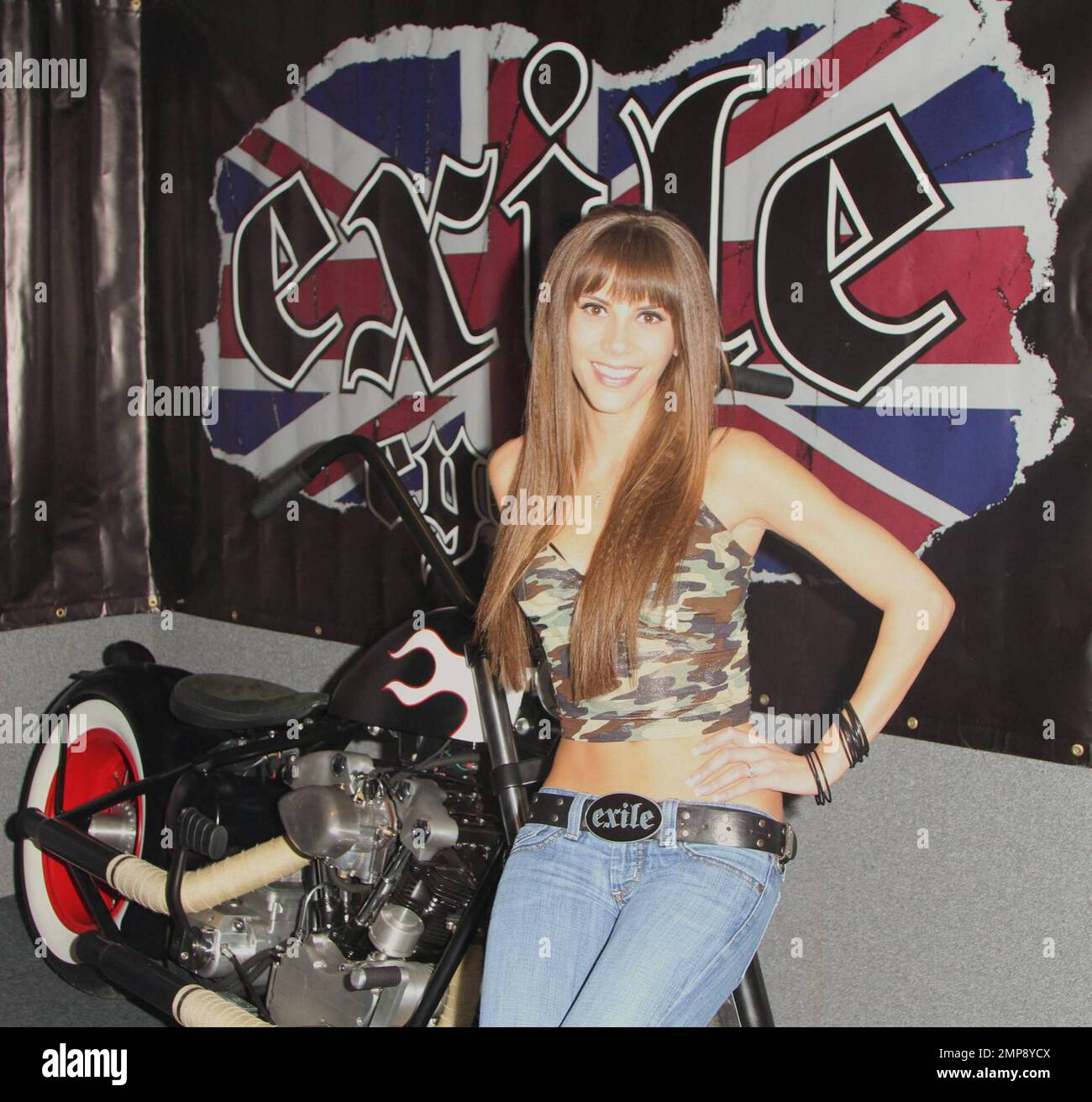 General views of the Ally Pally Bike Show put on by the Ace Cafe in London, UK. 2/28/10 Stock ...