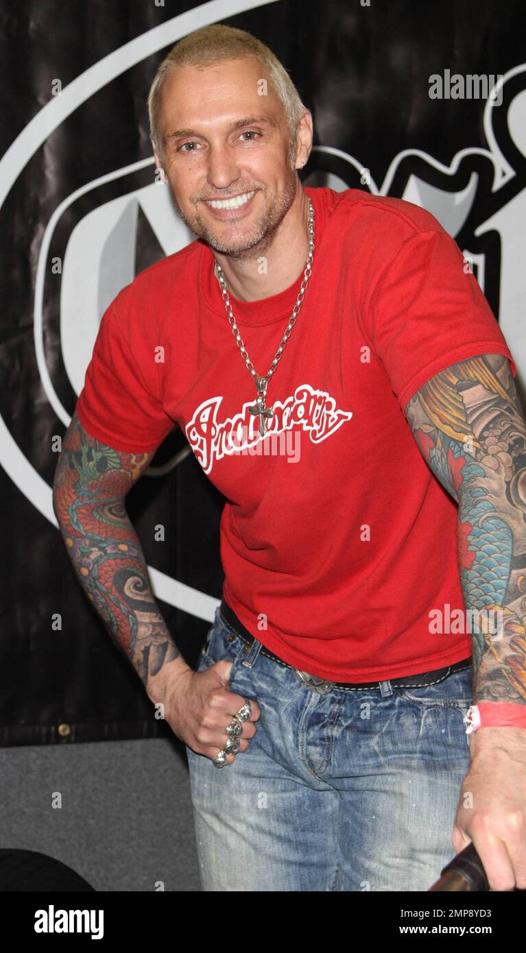 Russel Mitchell of Exile Cycles at the Ally Pally Bike Show put on by ...