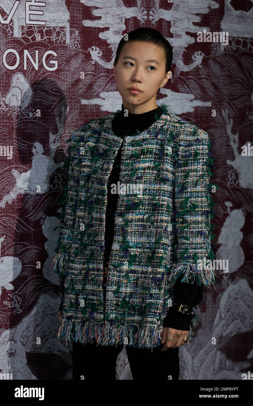 Chinese singer-songwriter Dou Jingtong, also known as Leah Dou poses ...