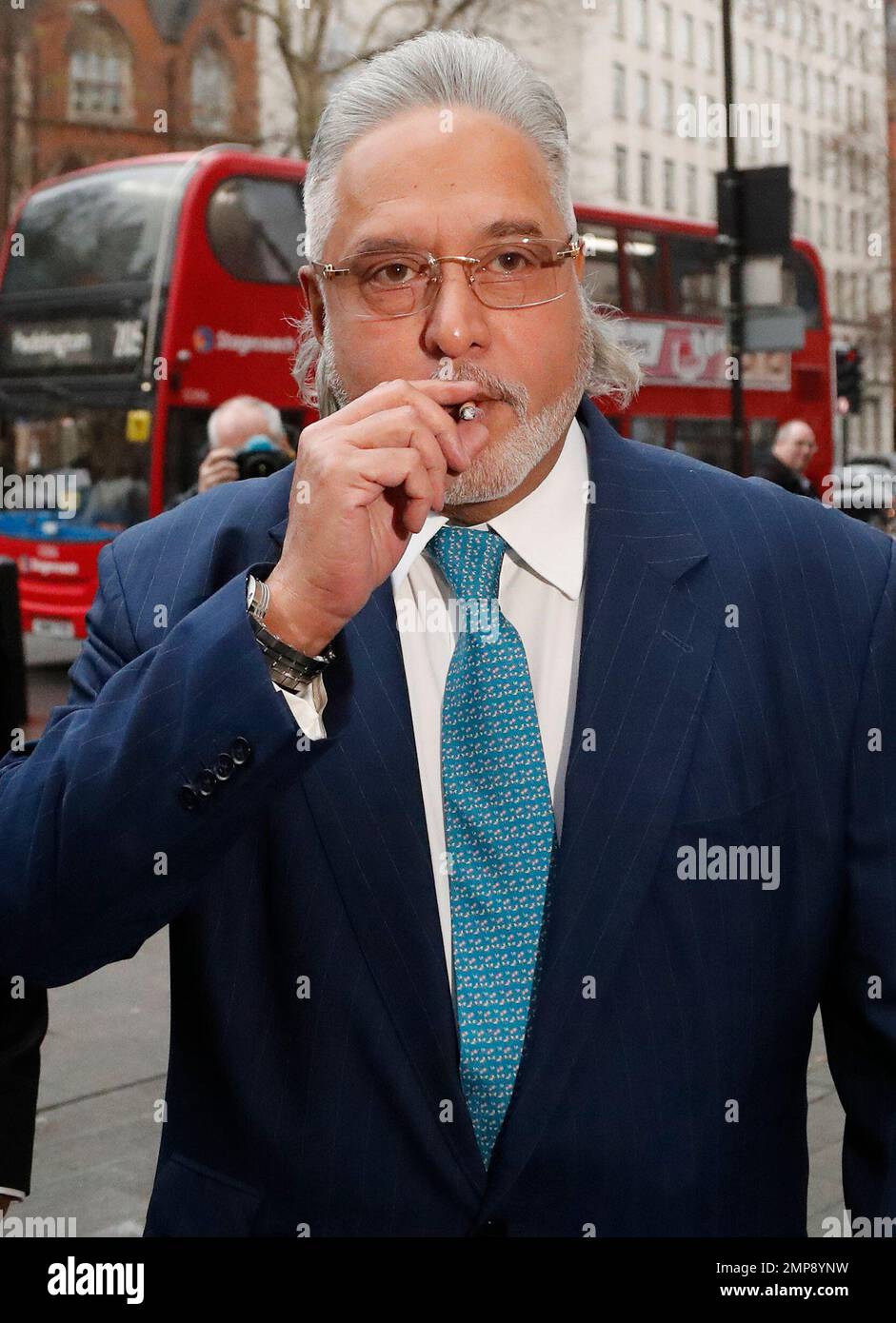 F1 Force India team boss Vijay Mallya arrives at Westminster ...