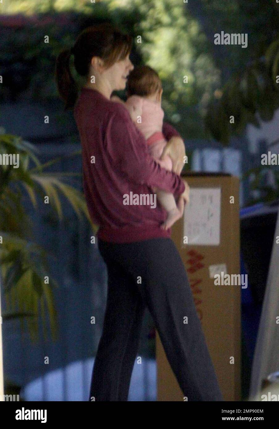 Exclusive American Actress Alyson Hannigan Was Seen Donating Brand New Nursery Furniture And A