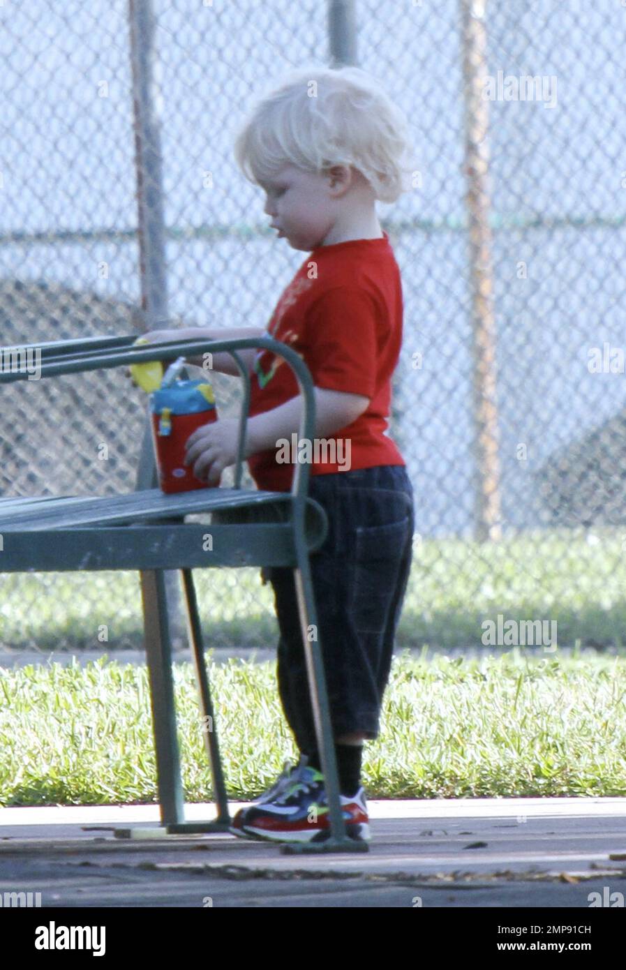 EXCLUSIVE!! Amadeus Becker son of German tennis ace Boris Becker, plays ...