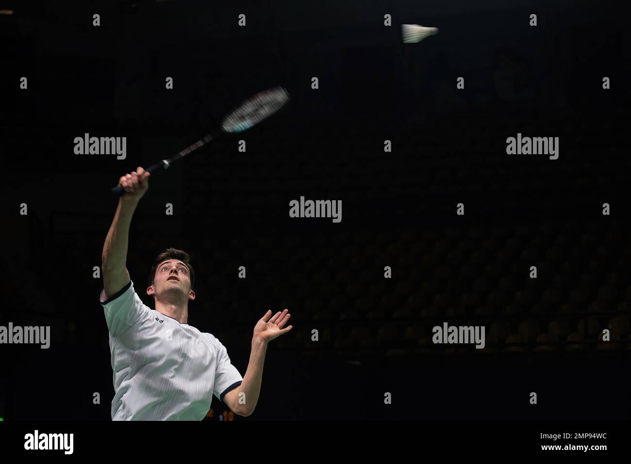 Bangkok, Thailand. 31st Jan, 2023. Julien Carraggi of Belgium plays ...