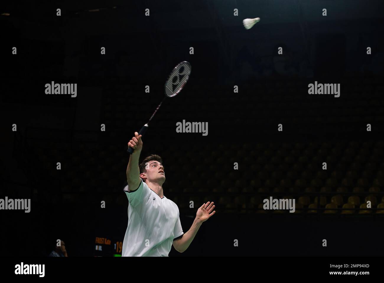 Bangkok, Thailand. 31st Jan, 2023. Julien Carraggi of Belgium plays ...