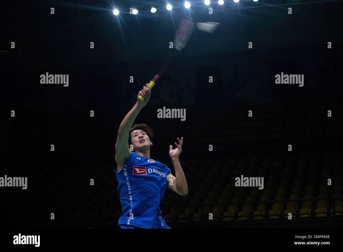 Bangkok, Thailand. 31st Jan, 2023. Riku Hatano of Japan plays against Julien Carraggi of Belgium ...
