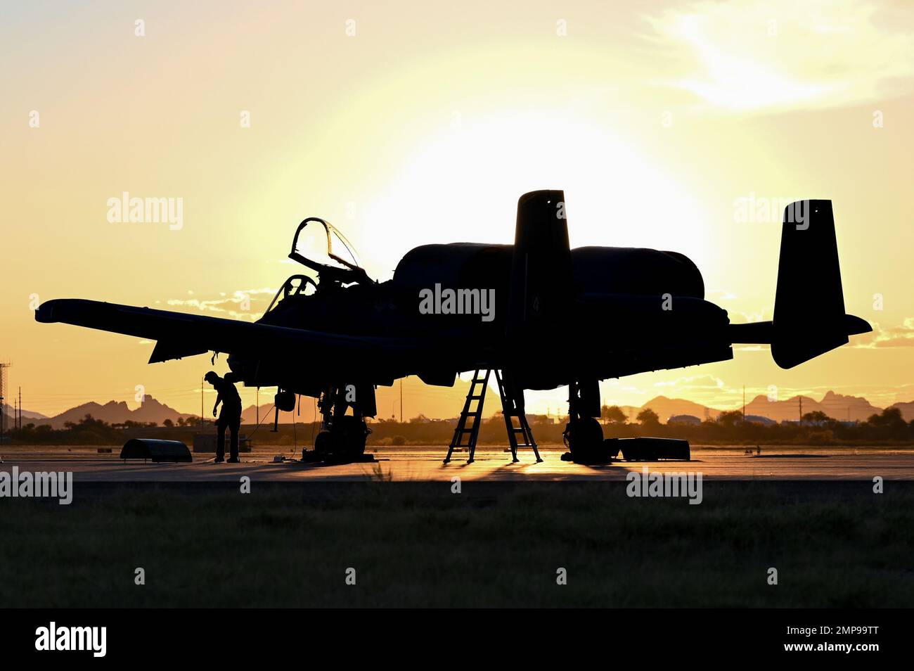 A U.S. Air Force Reserve Command A-10 Thunderbolt II, assigned to the ...