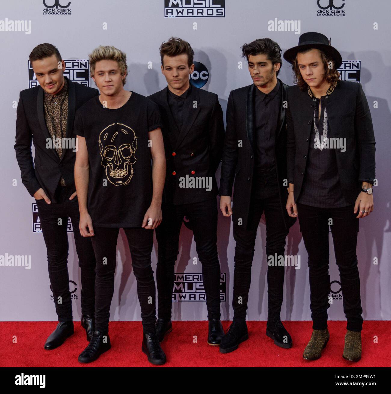 One Direction at the 42nd Annual American Music Awards held at Nokia ...