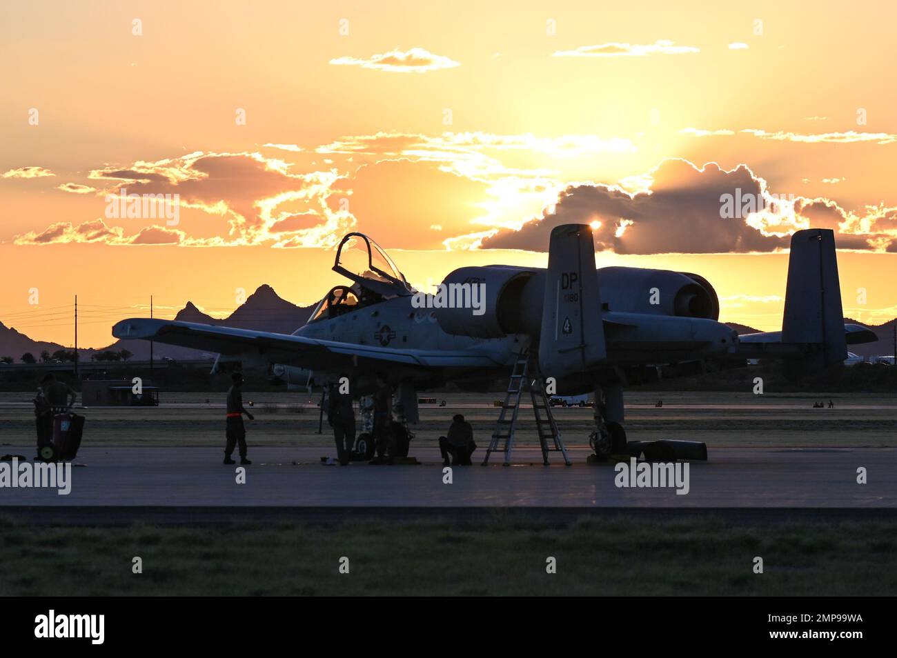 A U.S. Air Force Reserve Command A-10 Thunderbolt II, assigned to the ...
