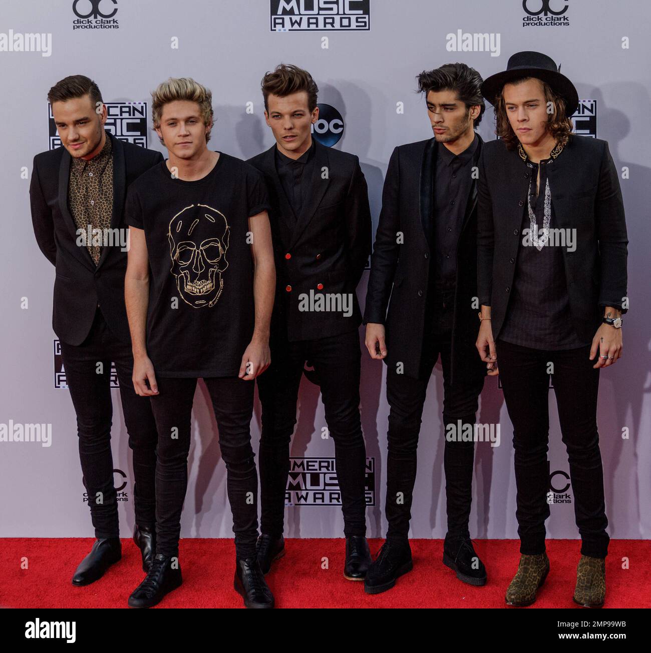 One Direction at the 42nd Annual American Music Awards held at Nokia ...