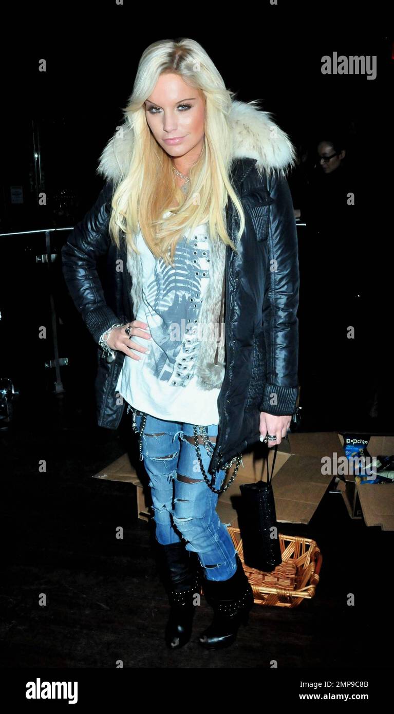 Models walk the runway at the Amuse fashion show during Mercedes-Benz ...