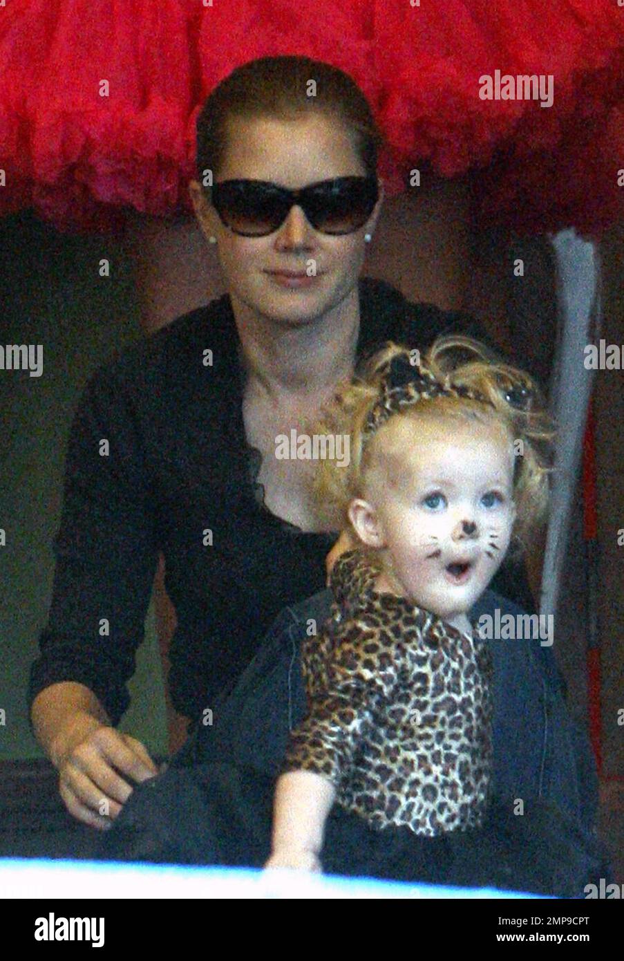 Actress Amy Adams spends a family day at Mr Bones Pumpkin Patch with ...