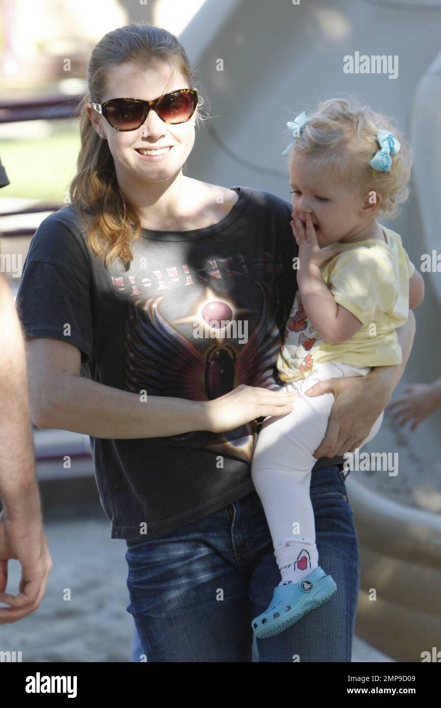 American actress and singer Amy Adams and long time fiance Darren Le ...