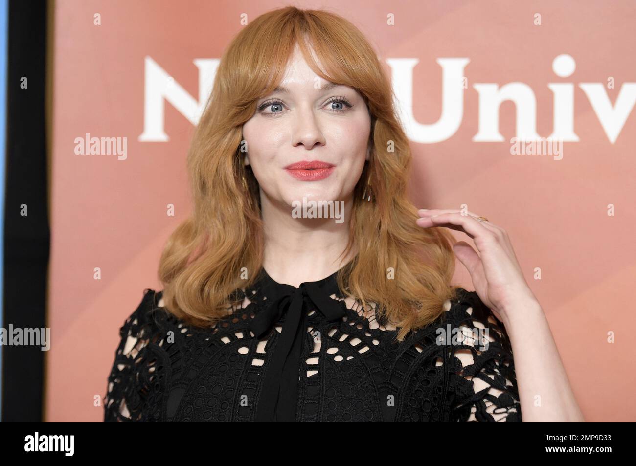 Christina Hendricks attends the red carpet event during the ...
