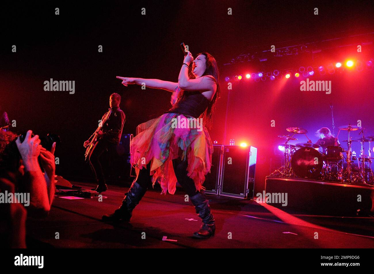 Amy Lee of 'Evanescence' performs at Hard Rock Live! in the Seminole ...