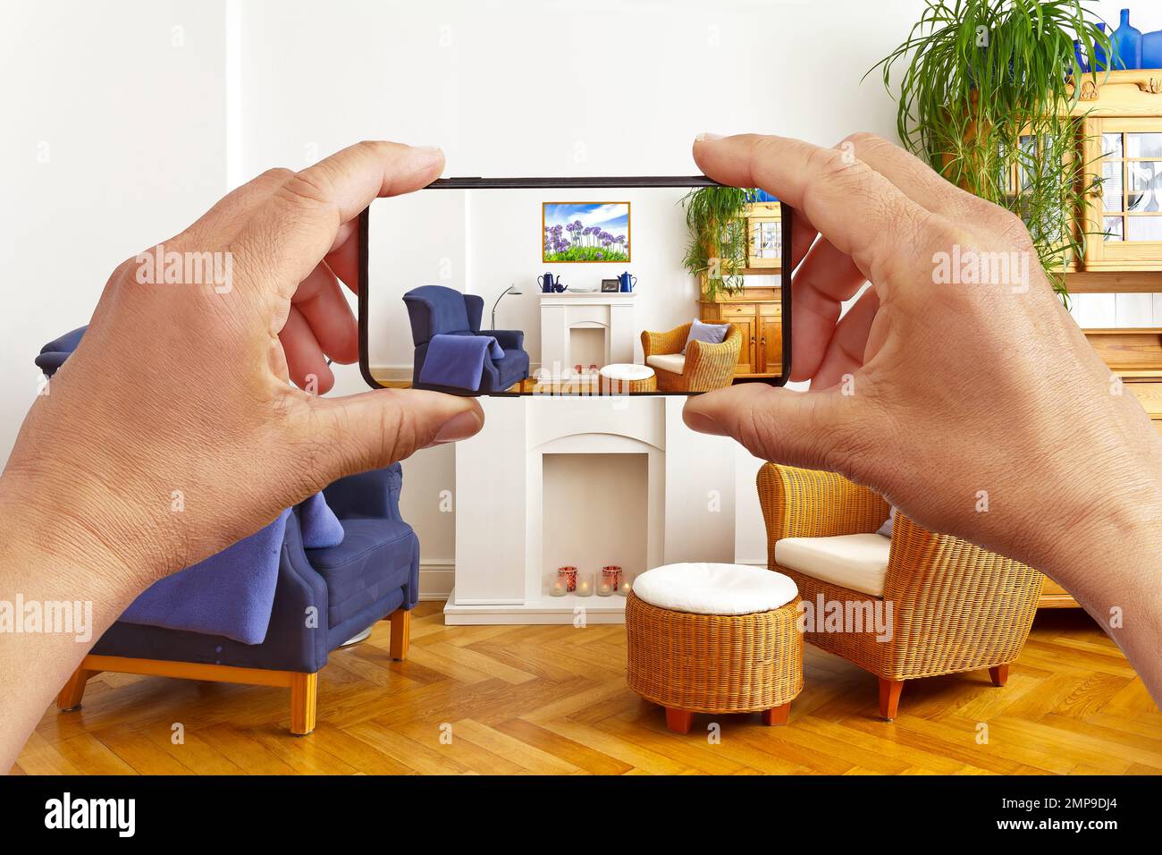 App visualizing hi-res stock photography and images - Alamy
