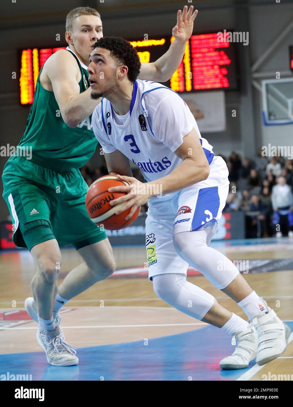 BC Prienu Vytautas's LiAngelo Ball in action during the Big Baller ...