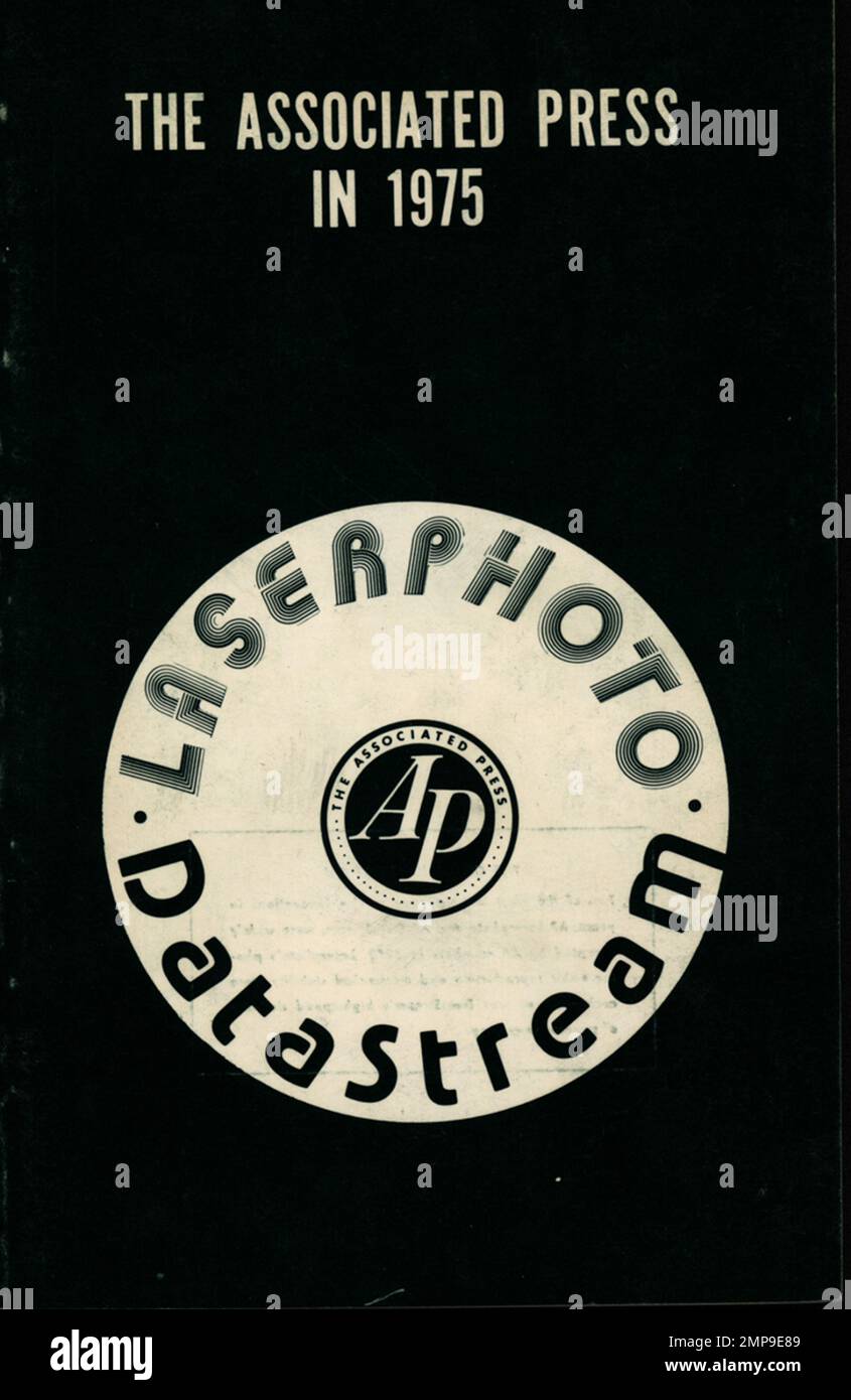 Cover of the 1975 Associated Press Annual Report featuring Photostream ...