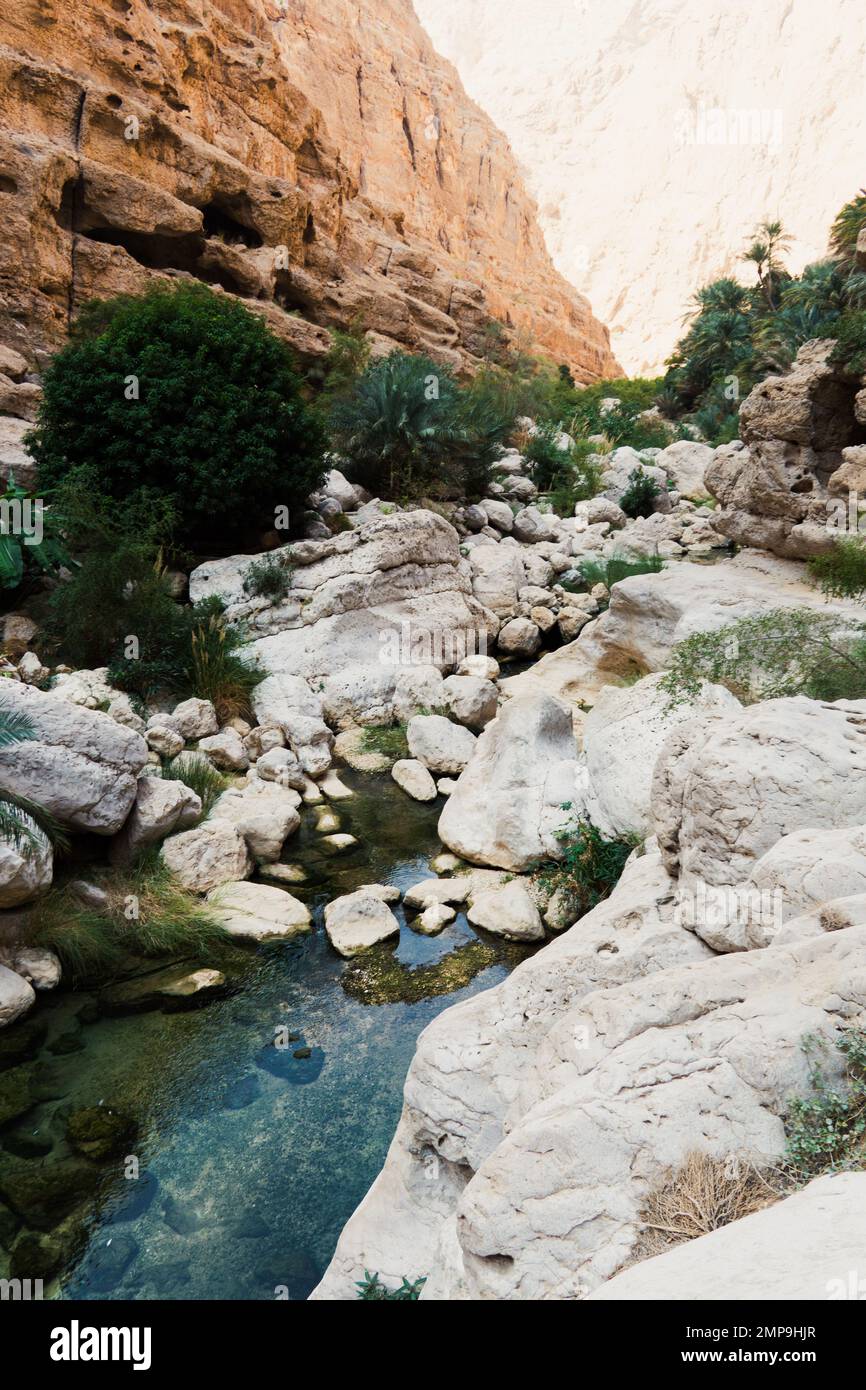 Wadi Shab in oman Stock Photo - Alamy