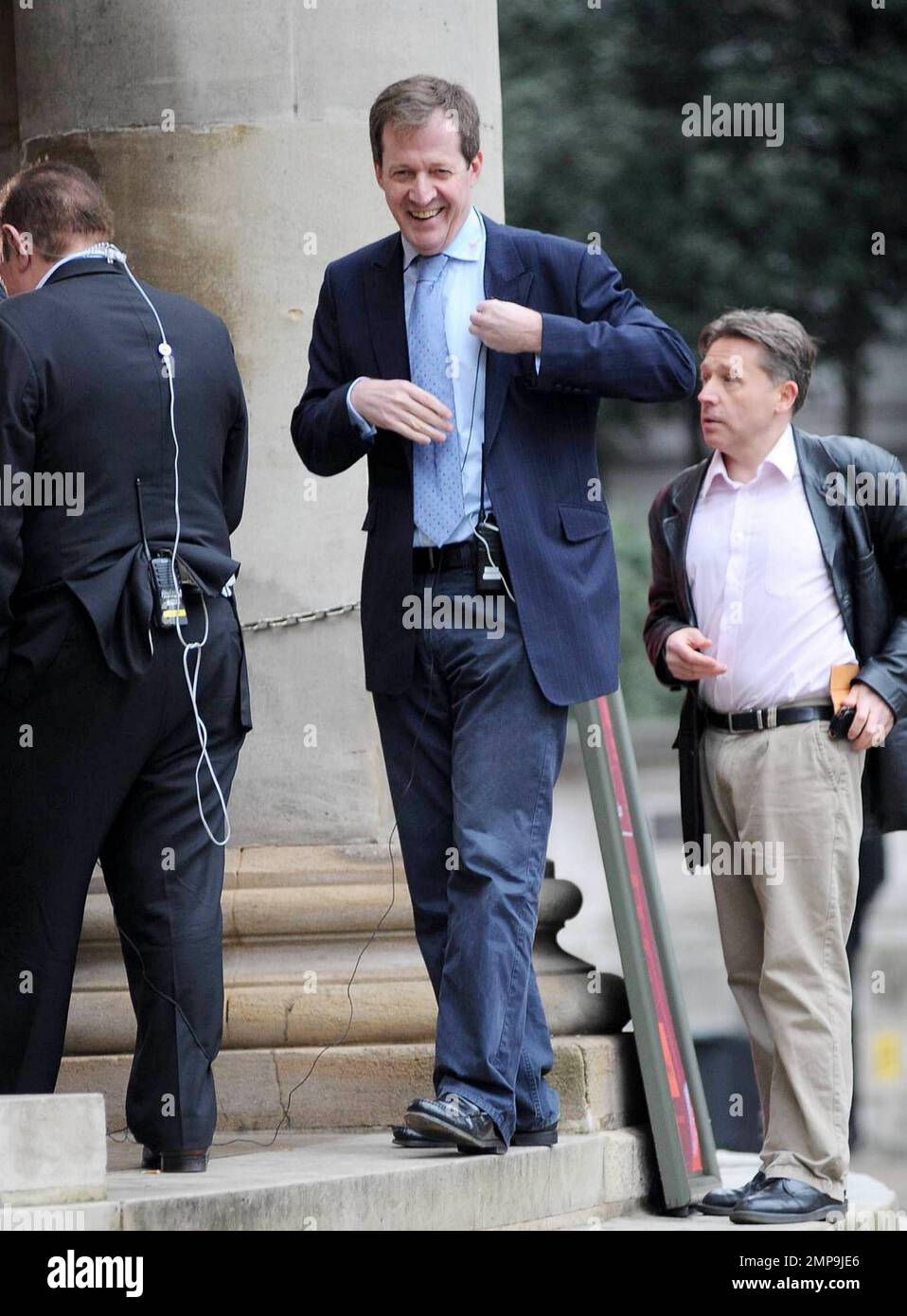 London for a bbc interview with andrew neil hi-res stock photography ...