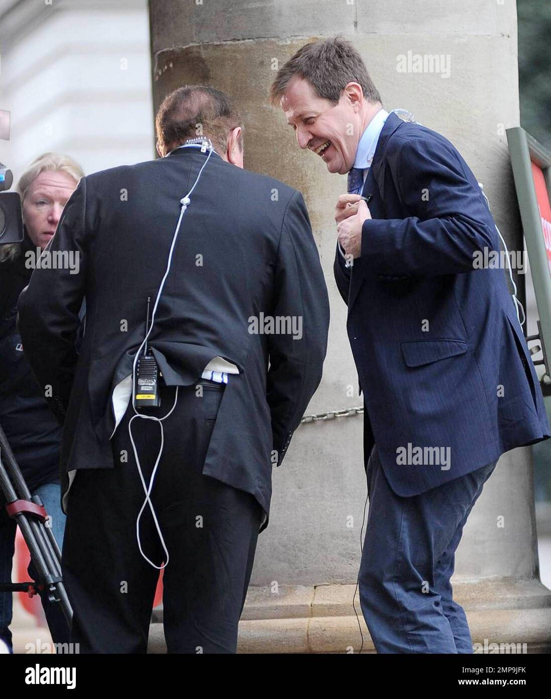 London for a bbc interview with andrew neil hi-res stock photography ...