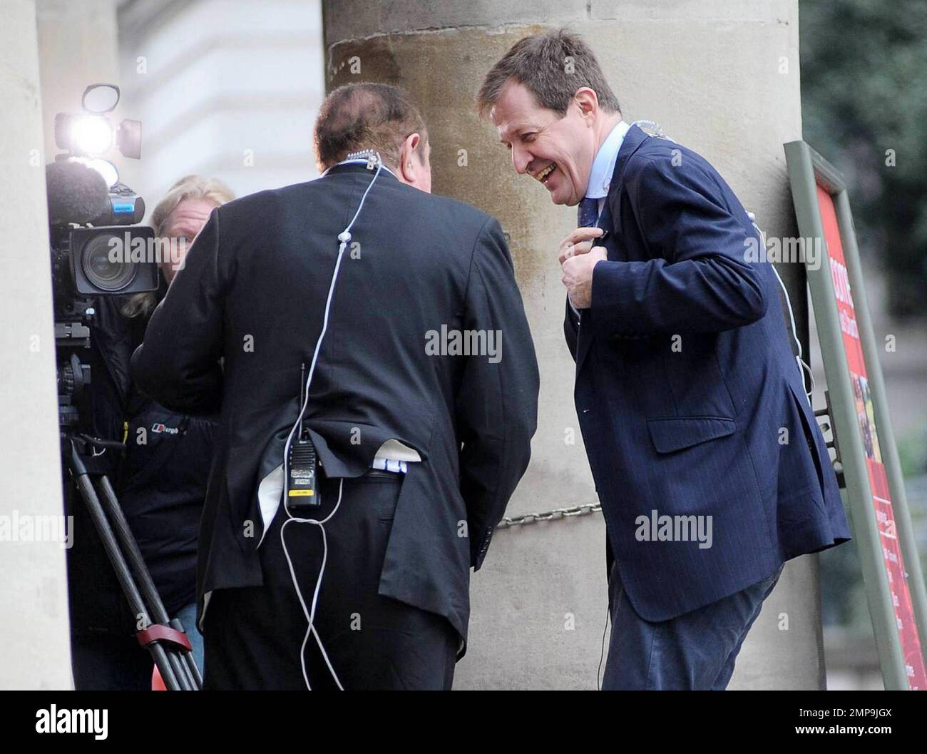 London for a bbc interview with andrew neil hi-res stock photography ...