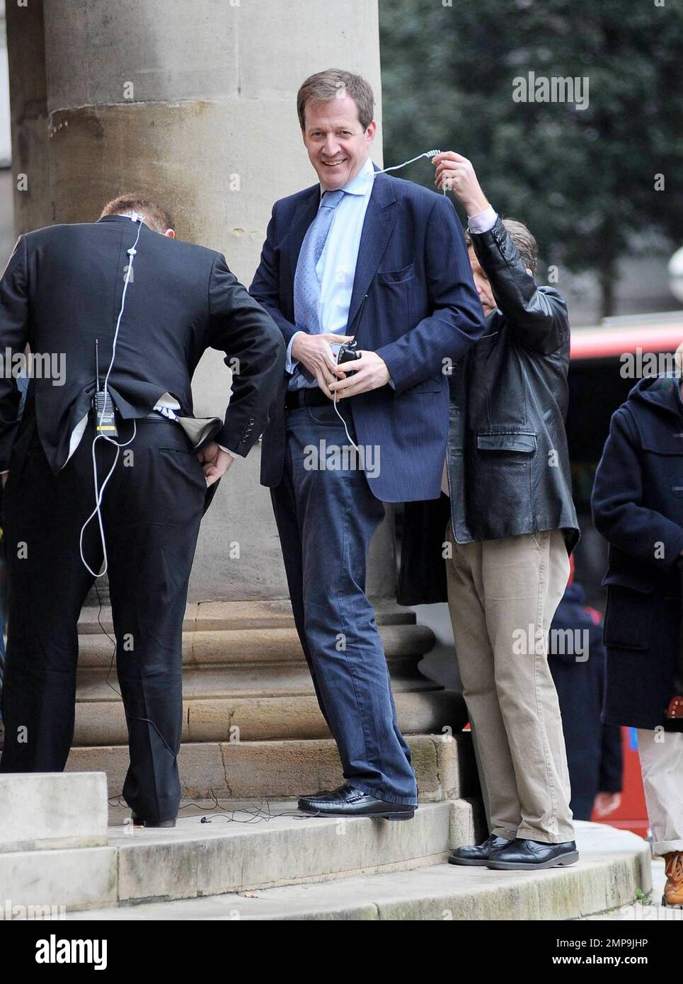 London for a bbc interview with andrew neil hi-res stock photography ...