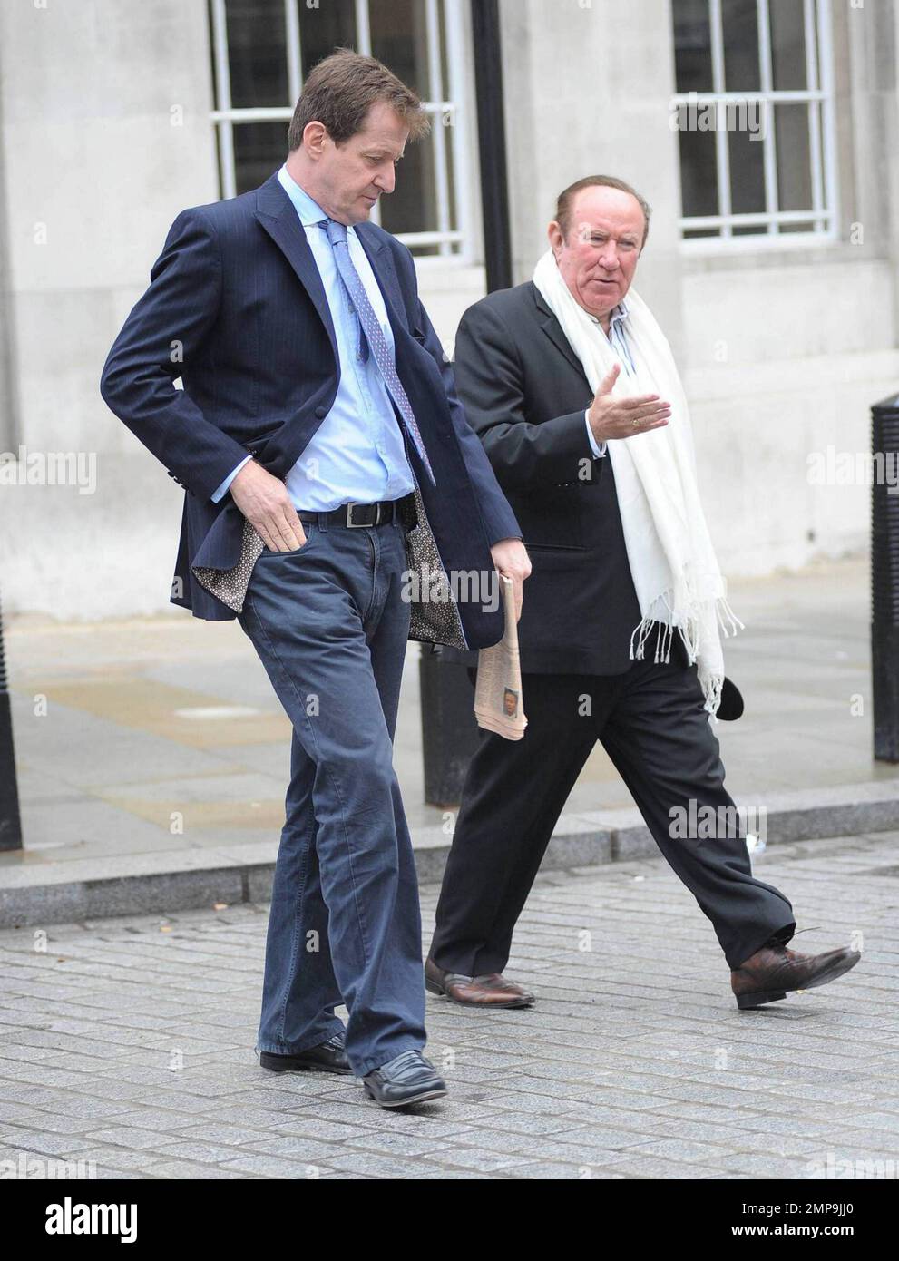 London for a bbc interview with andrew neil hi-res stock photography ...