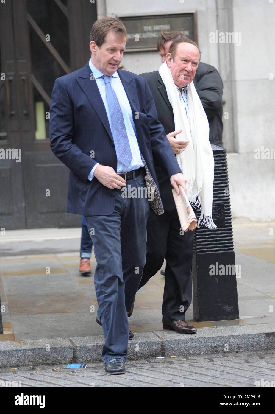 London for a bbc interview with andrew neil hi-res stock photography ...