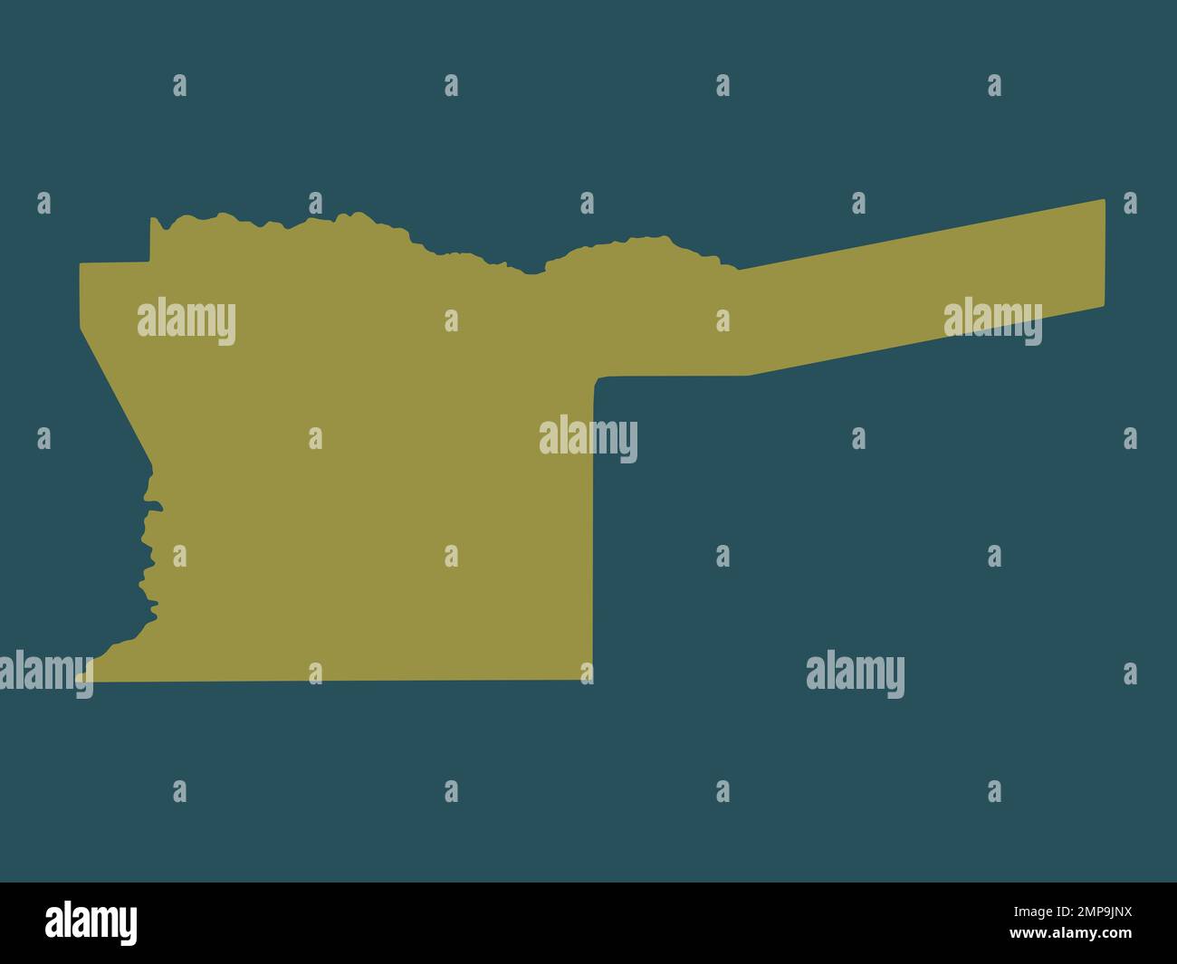 Kavango East, region of Namibia. Solid color shape Stock Photo - Alamy