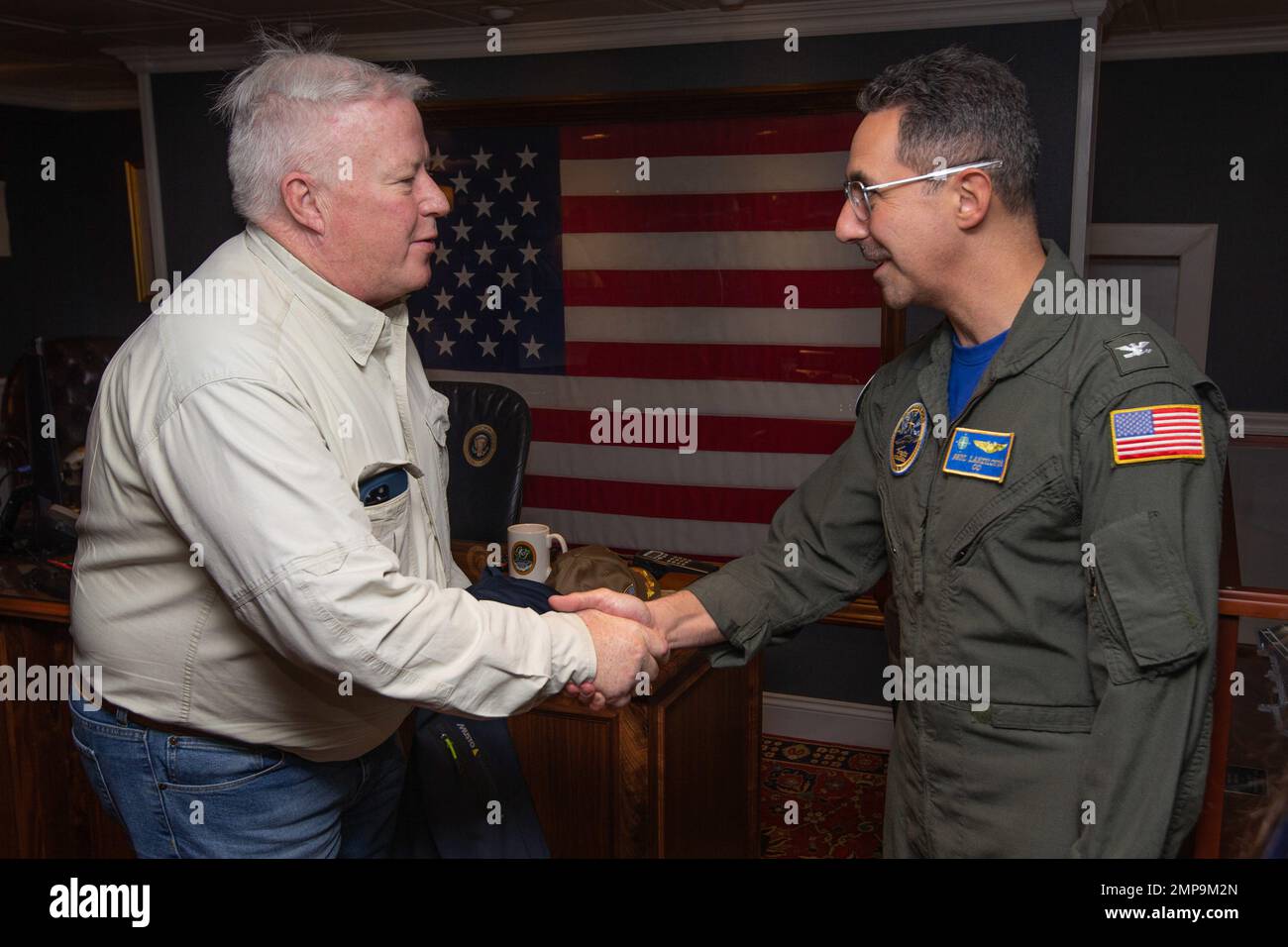 Capt. Paul Lanzilotta, the first-in-class aircraft carrier USS Gerald R ...