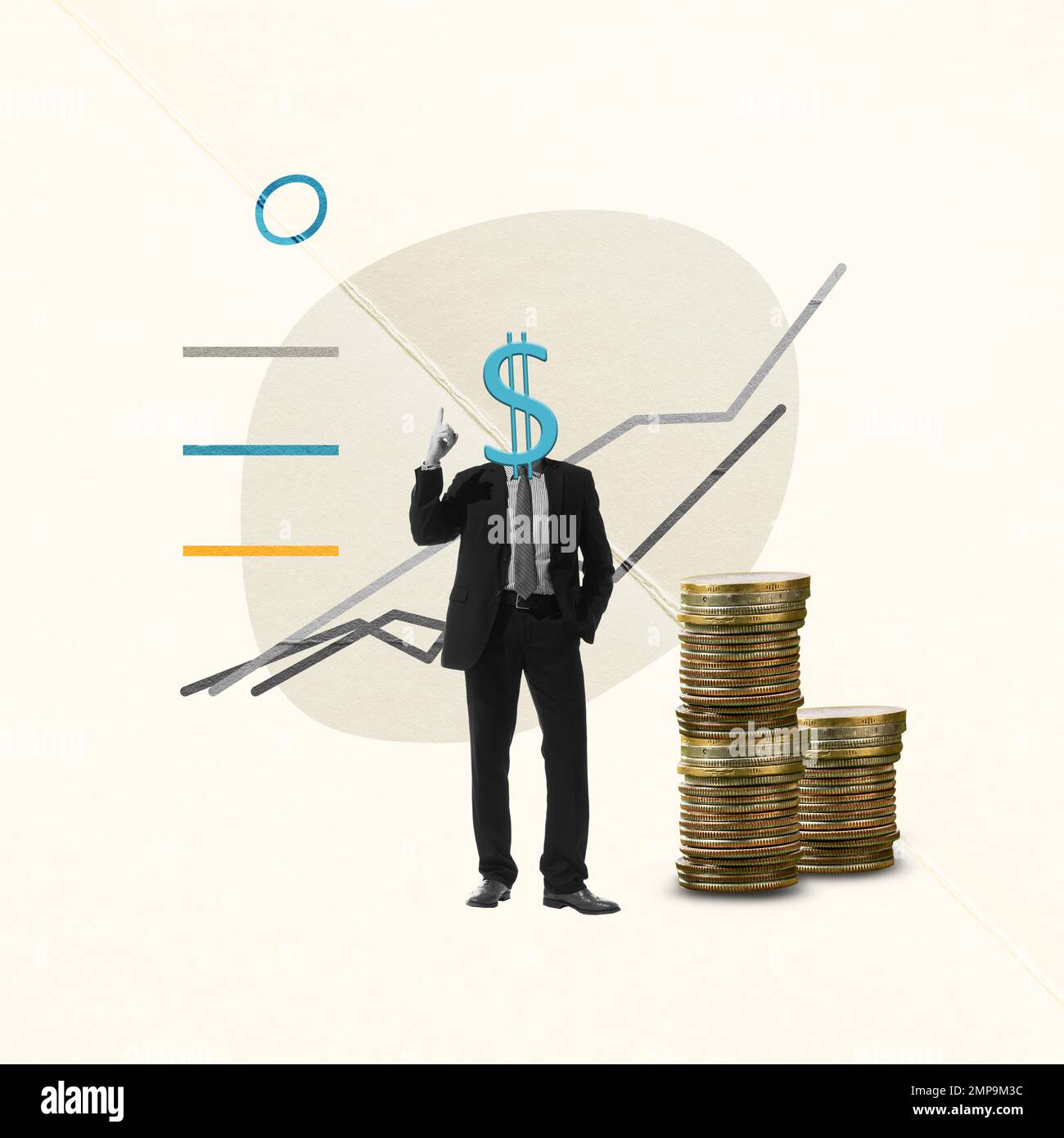 Global economy collage world hi-res stock photography and images - Alamy