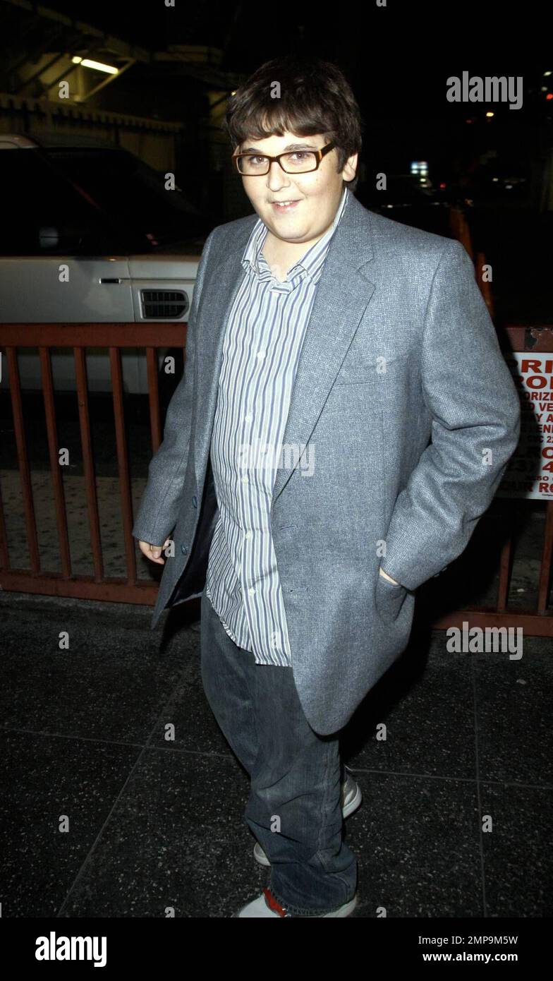 Actor and funny man Andy Milonakis leaves the nightclub Bardot in Los ...