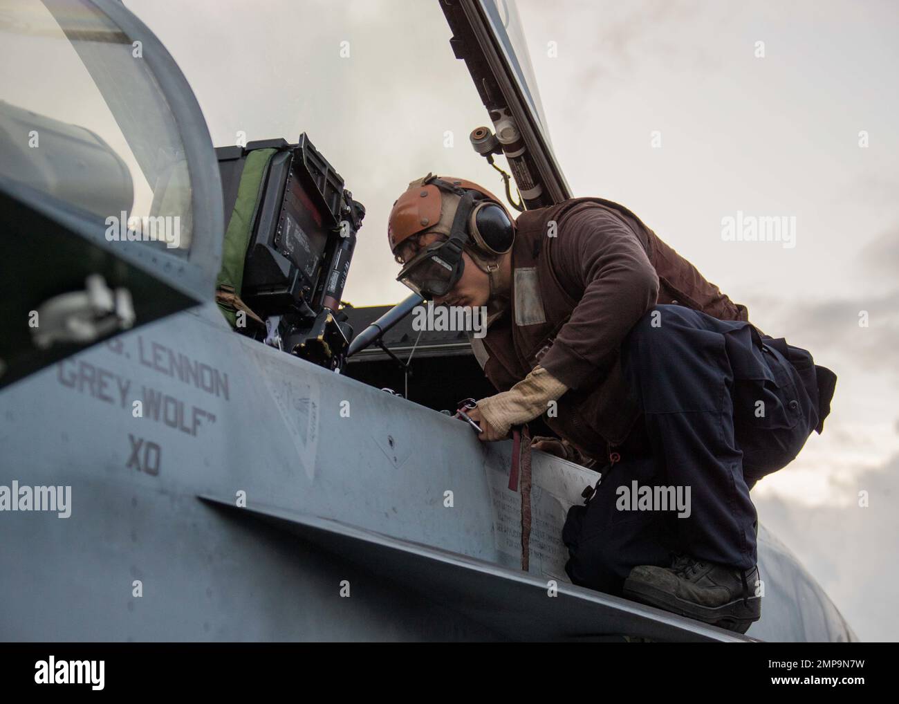 Aviation Ordnanceman Airman Aaron Turnage, from Arab, Alabama, assigned ...