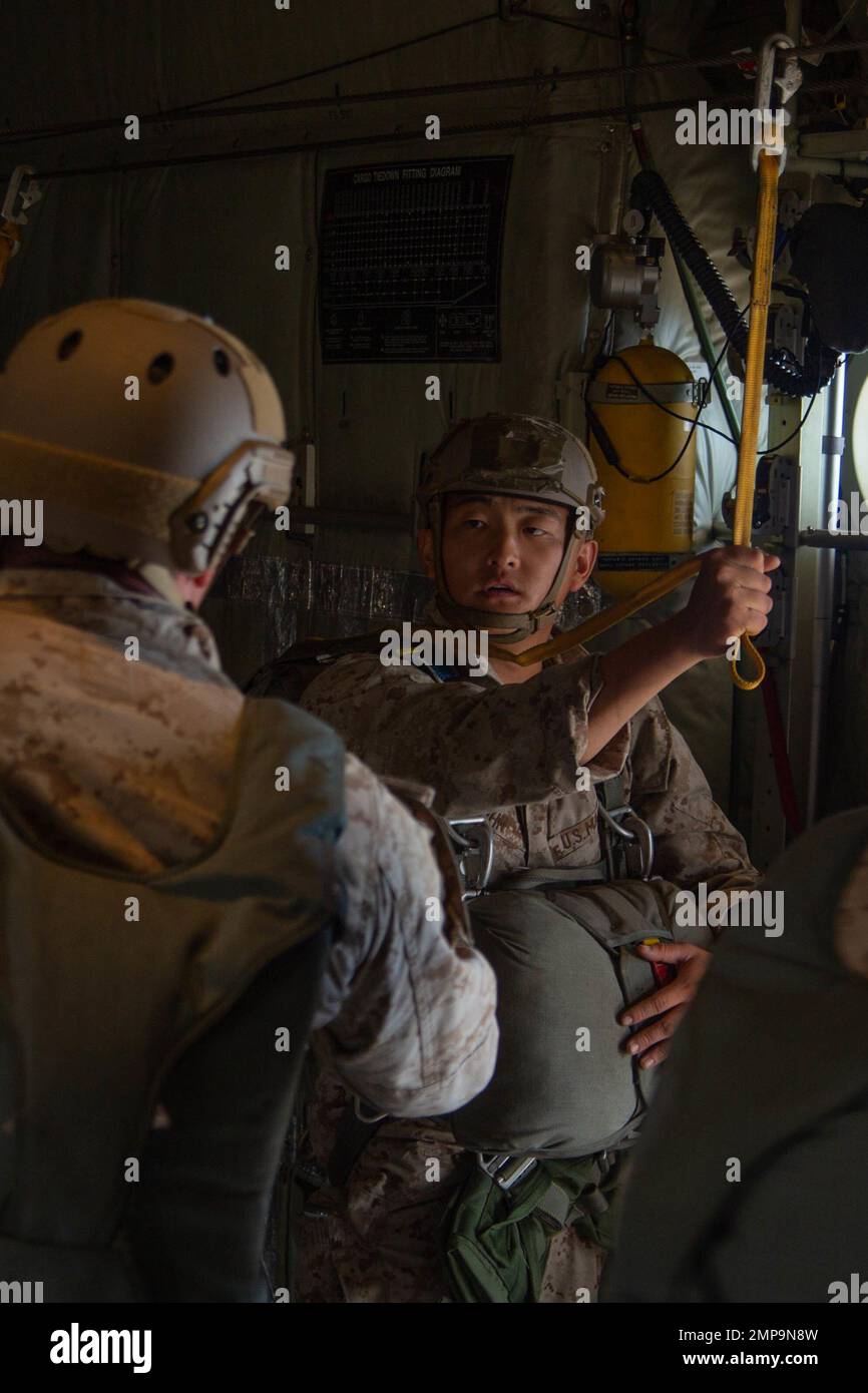U.S. Marine Corps Cpl. Jerry St. John from Pleasant Hill, California, a ...