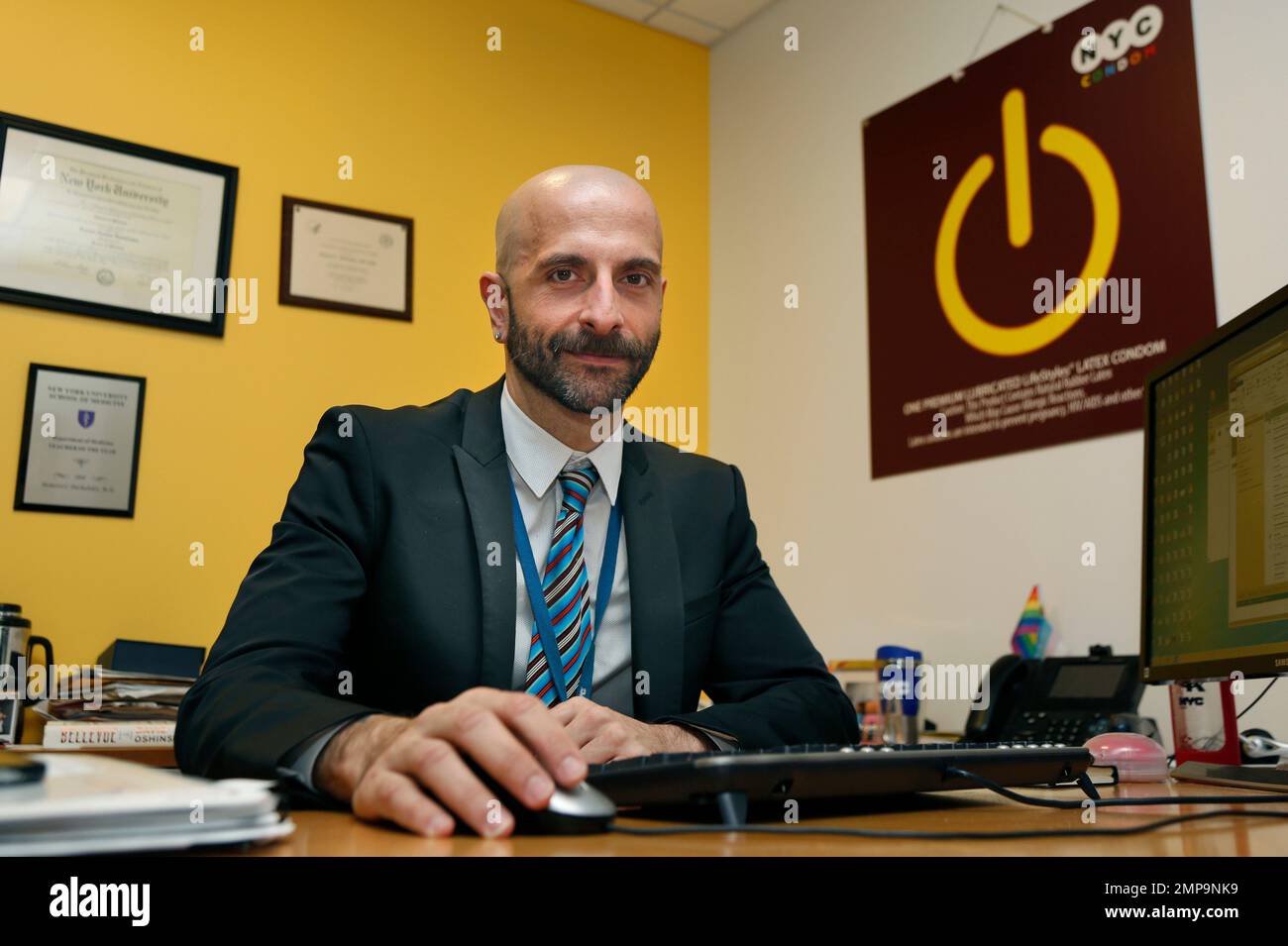 New York City Deputy Health Commissioner Demetre Daskalakis poses for a ...