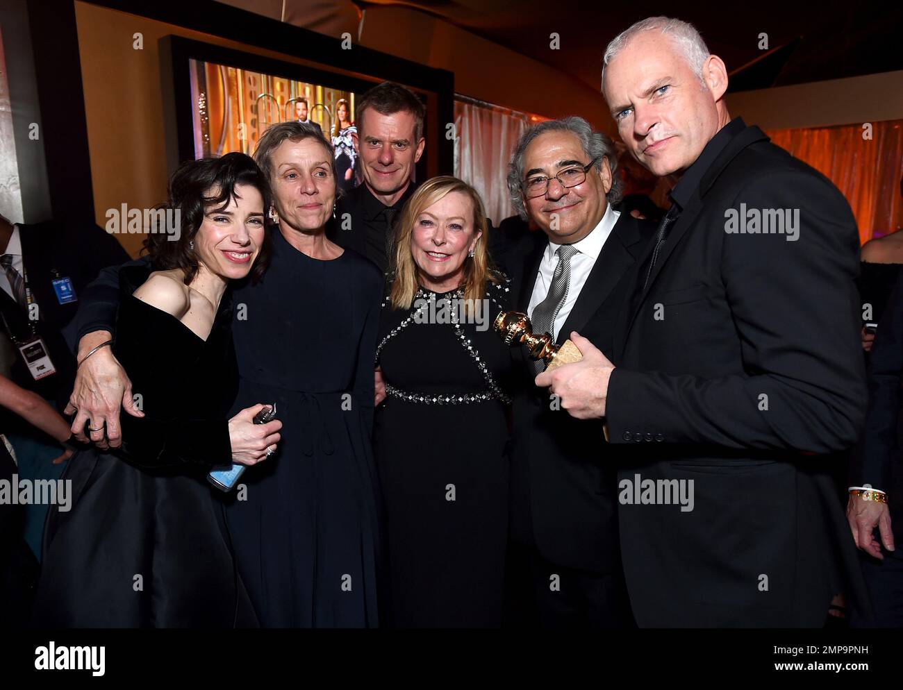 Sally Hawkins, from left, Frances McDormand, Graham Broadbent, Fox ...