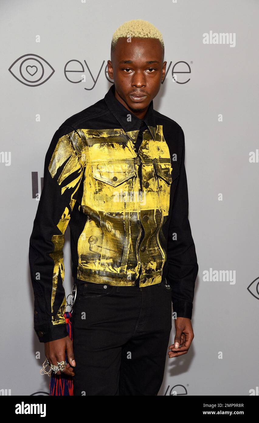 Ashton Sanders arrives at the InStyle and Warner Bros. Golden Globes ...