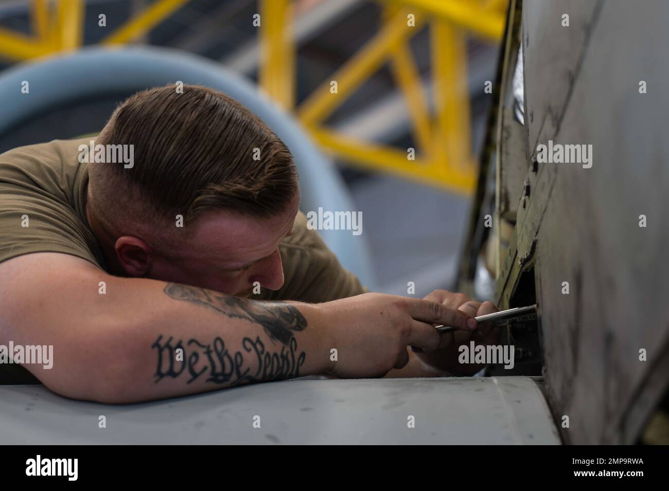 U.S. Air Force Staff Sgt. Gregory Johnson, 309th Aircraft Maintenance ...