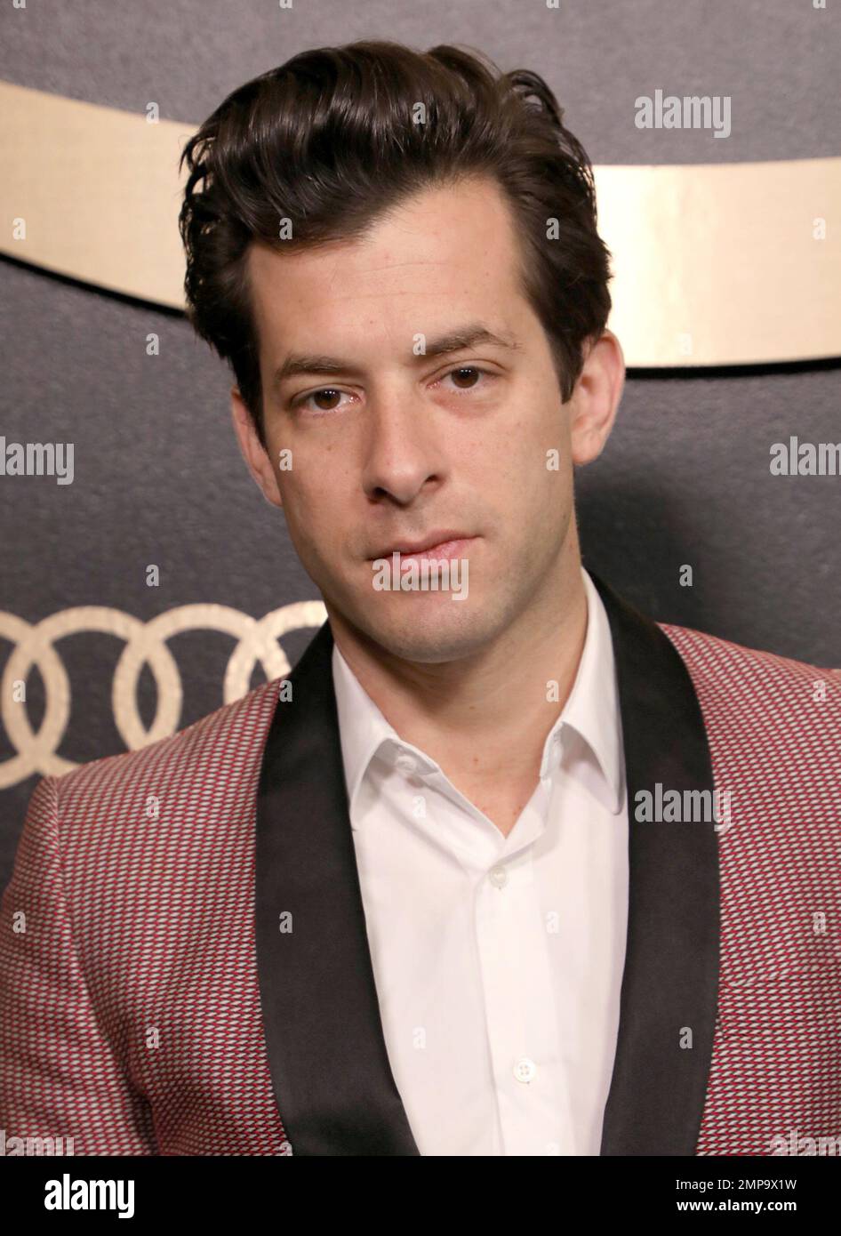Mark Ronson arrives at the Amazon Studios Golden Globes afterparty at ...