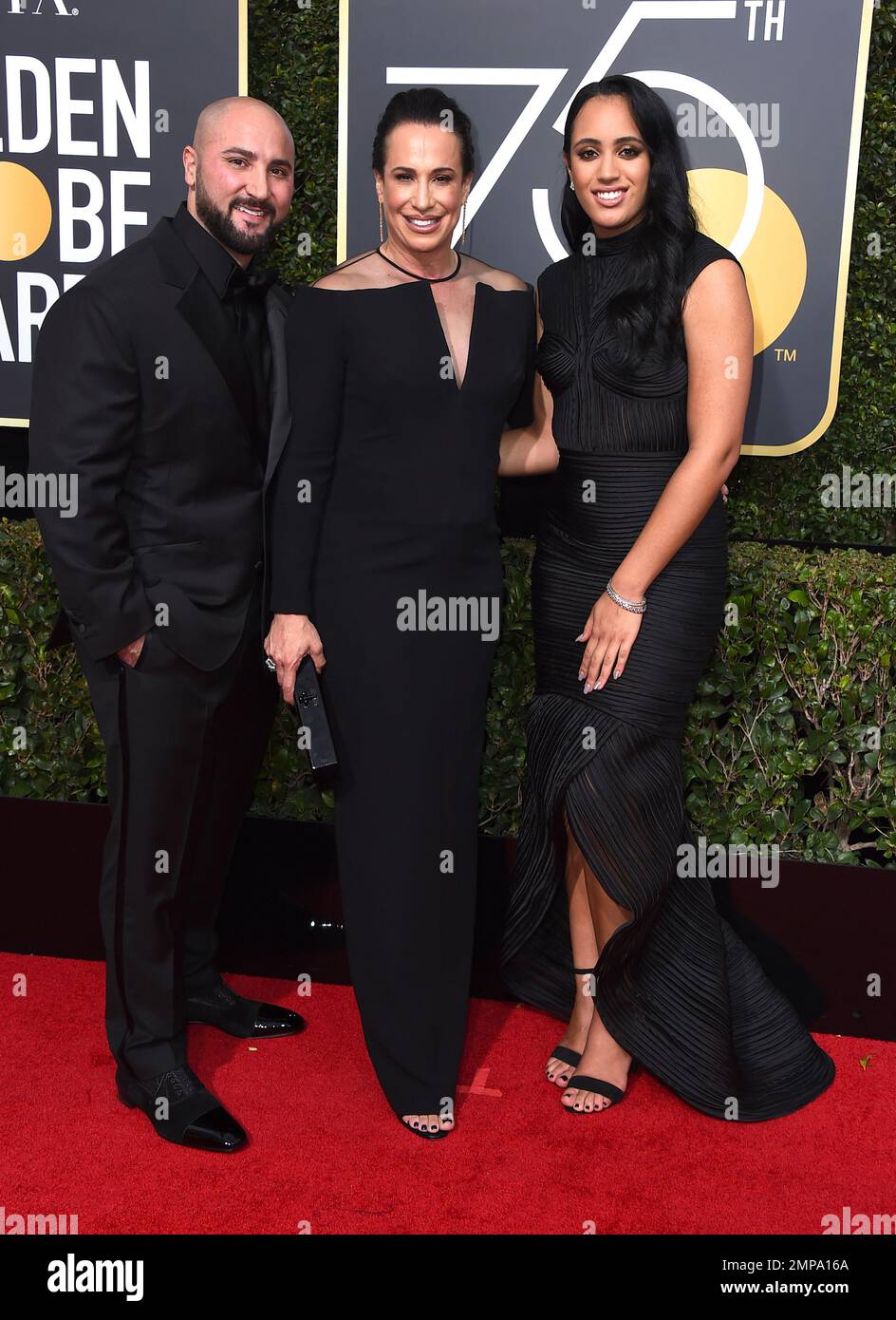 Dave Rienzi, from left, Dany Garcia and Simone Garcia Johnson arrives ...