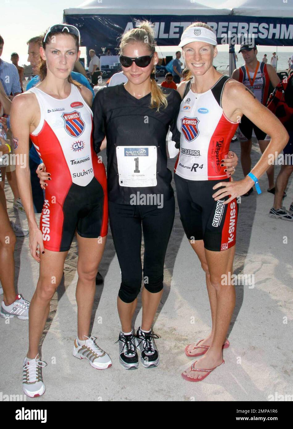 Tennis champion Anna Kournikova competes in the Second Annual Nautica ...