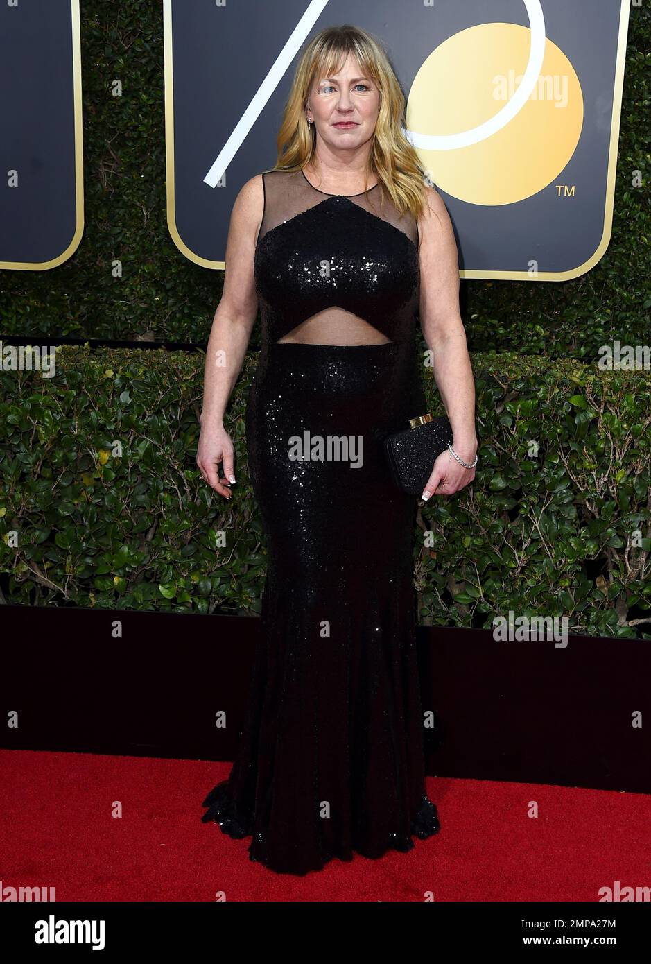 Tonya Harding arrives at the 75th annual Golden Globe Awards at the ...