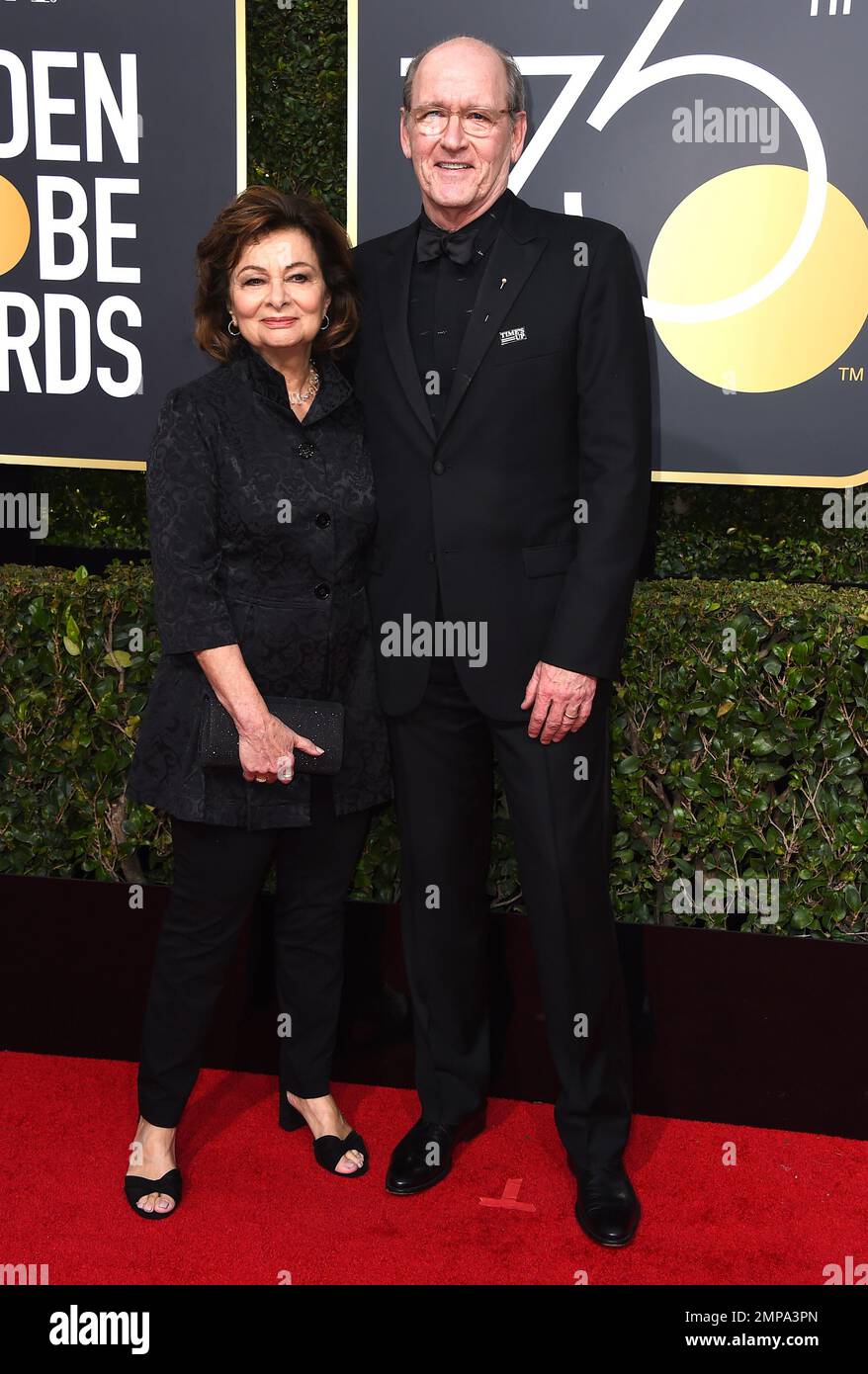 Richard Jenkins, right, and Sharon R. Friedrick arrive at the 75th ...