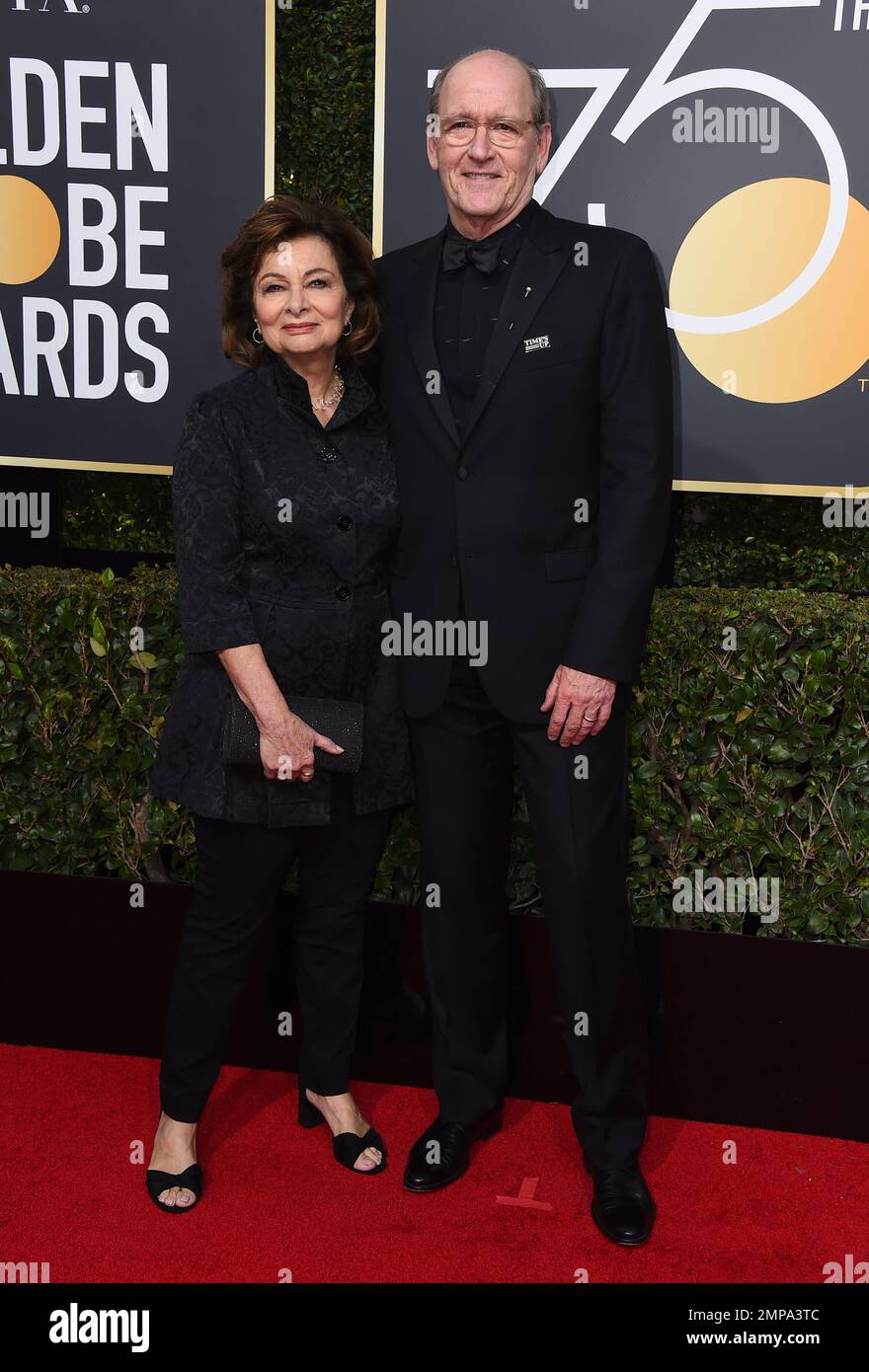 Richard Jenkins, right, and Sharon R. Friedrick arrive at the 75th ...