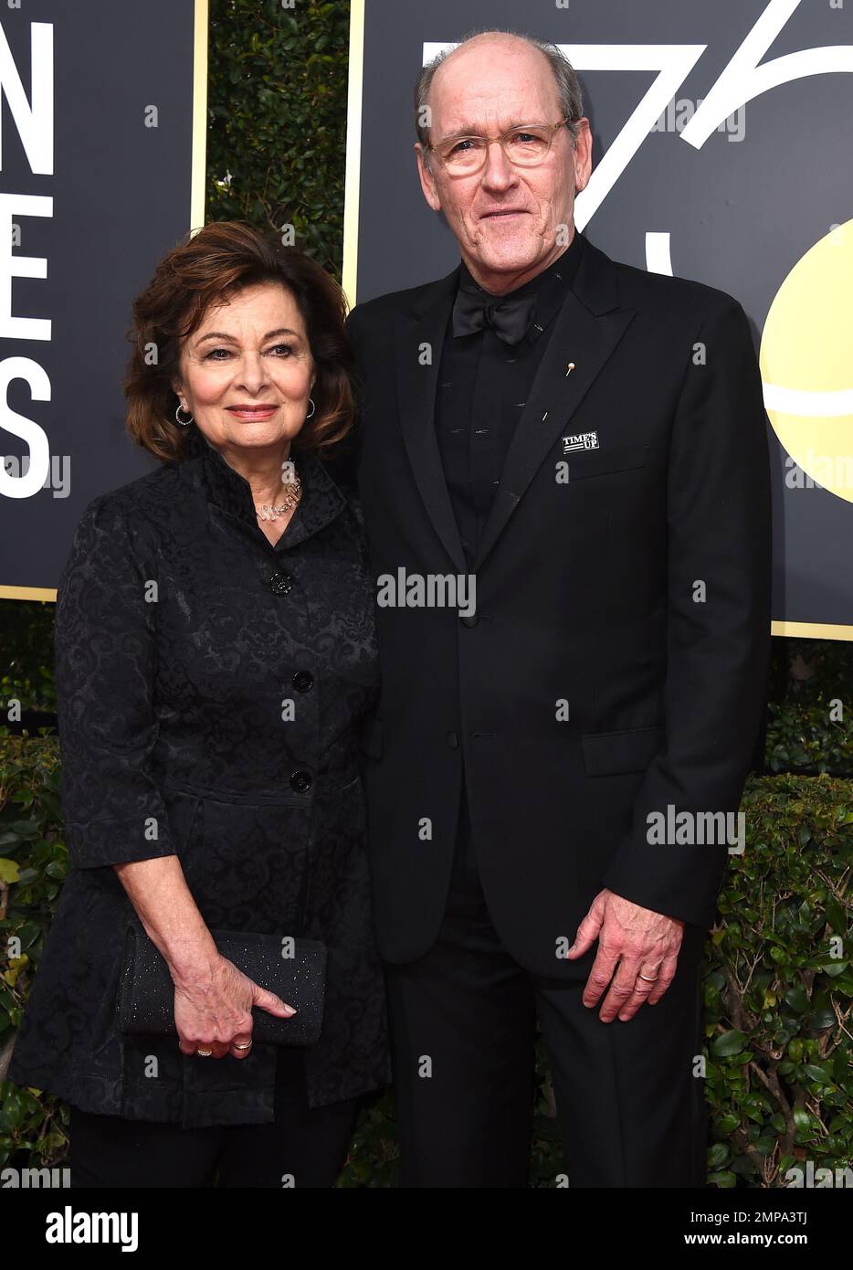 Richard Jenkins, right, and Sharon R. Friedrick arrive at the 75th ...