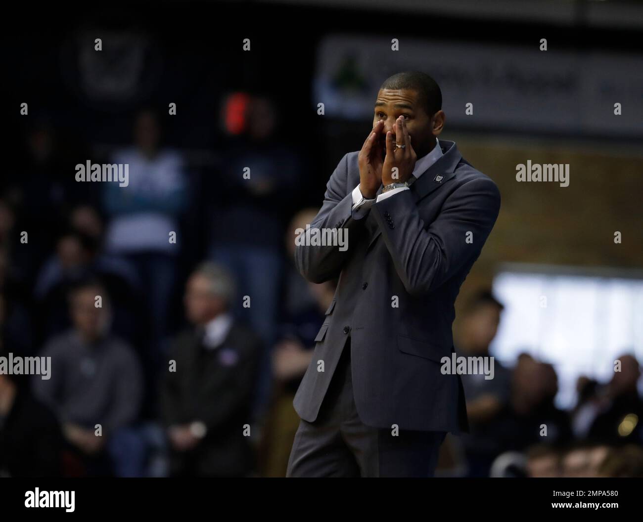 Butler head coach LaVall Jordan in action during the second half of an ...